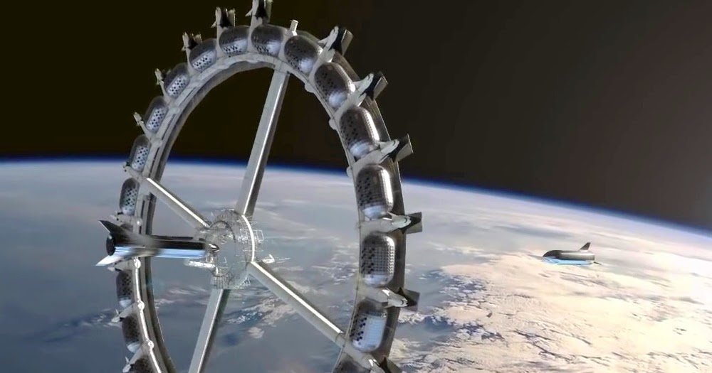 SpaceX Starship docking to Von Braun Rotating Space Station | human Mars