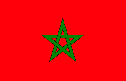 Bandera de Marruecos ~ Banderas Paises del Mundo