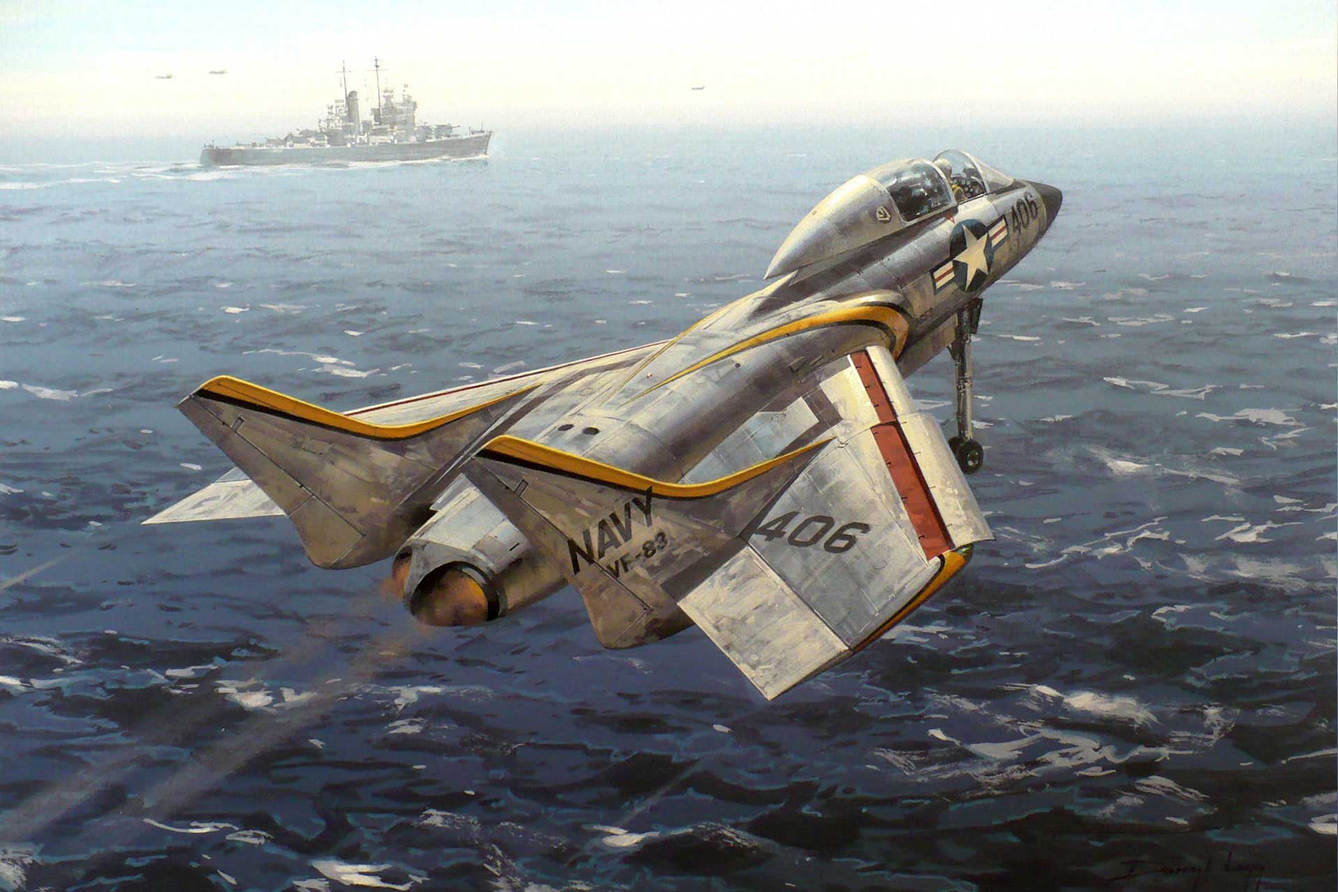 SI VIS PACEM, PARA BELLUM: Il Vought F7U Cutlass ("spada da arrembaggio ...