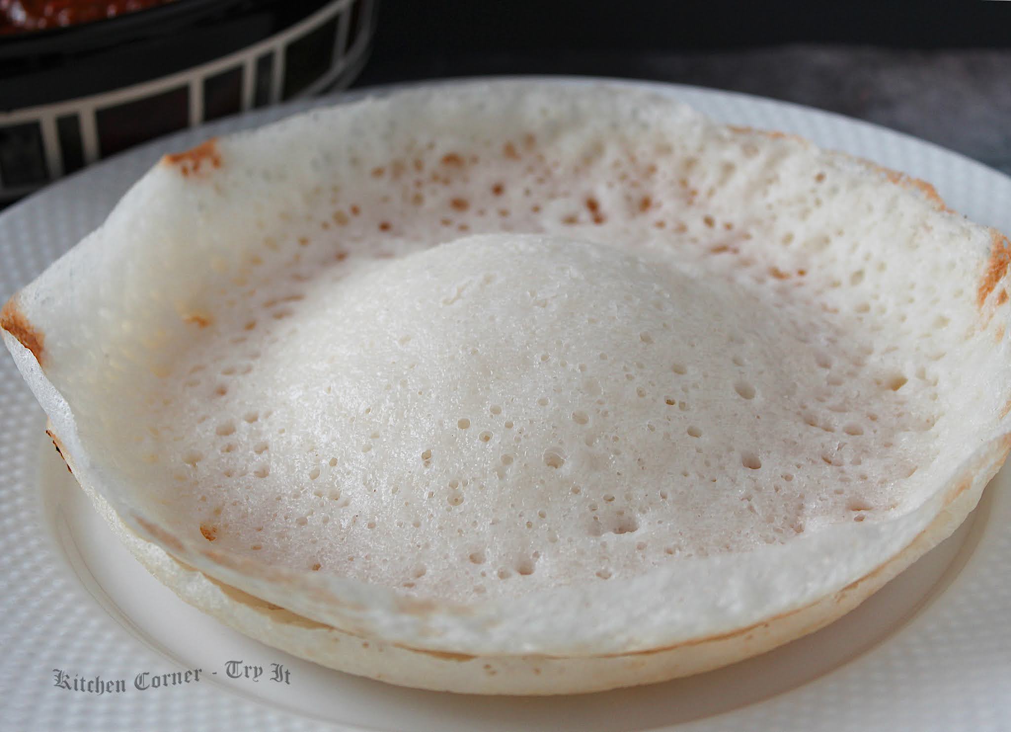 Kerala Appam and Fish Molly