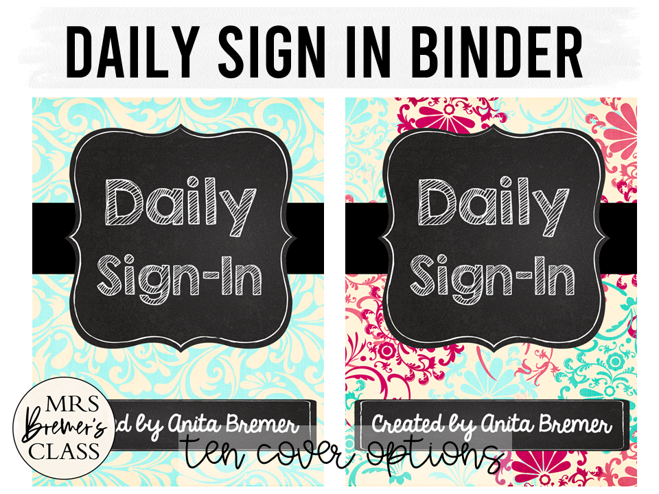 Daily Sign-In | Mrs. Bremer's Class