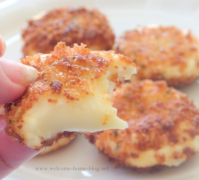 Welcome Home Blog: Fried Cheese Rounds