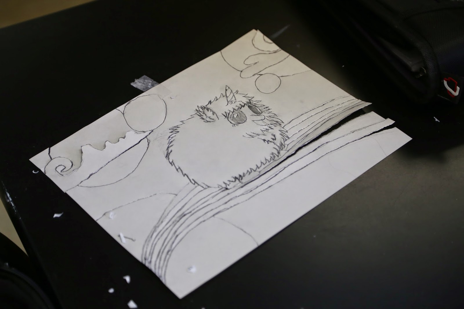 Grauer Art: Foam printmaking, 7th Grade Art