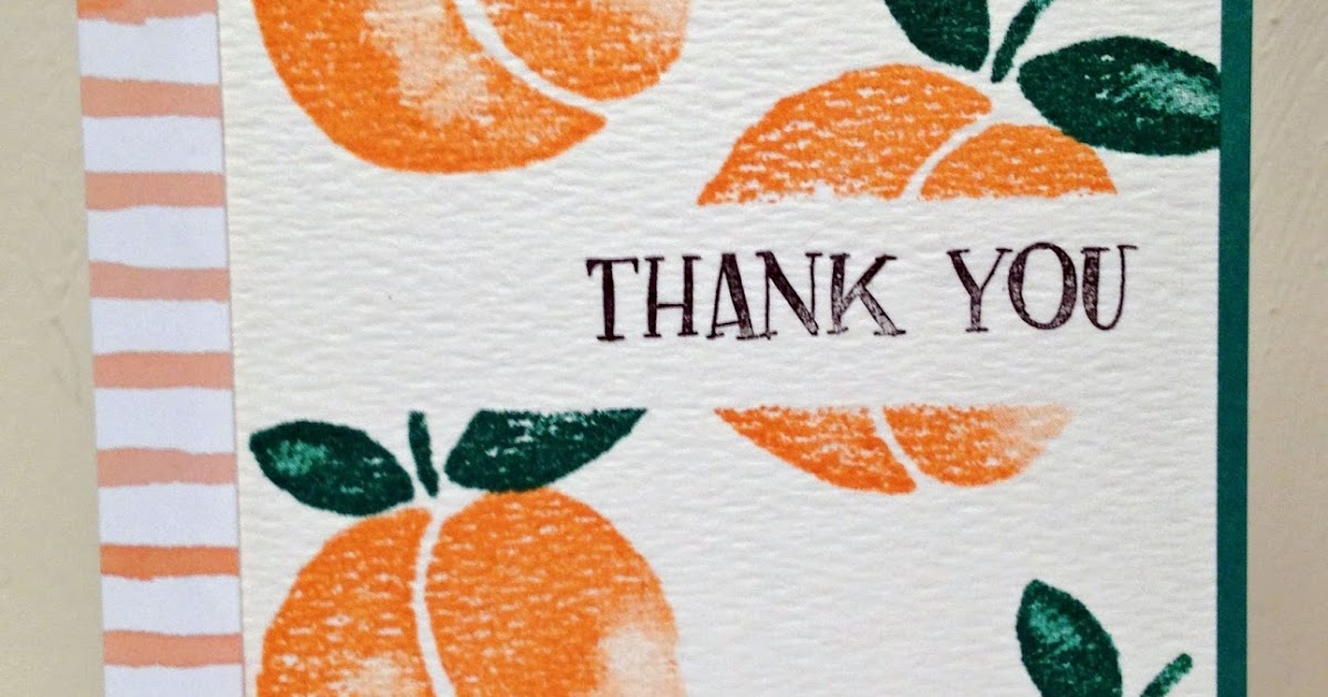 Craft with Beth: Peachy Keen: Fresh Fruit Card Set Part One