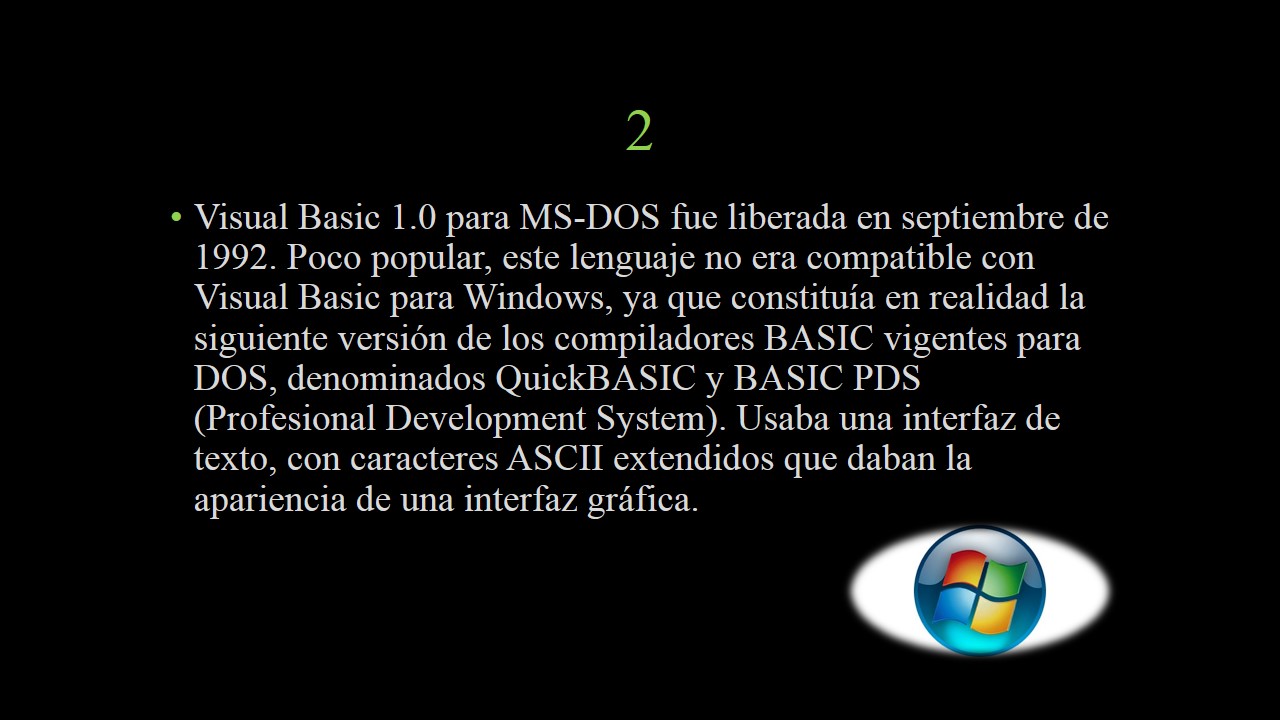 IV SEMESTRE: LINEA DEL TIEMPO DE VISUAL BASIC
