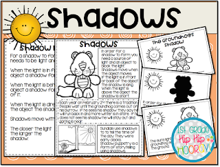 1st Grade Hip Hip Hooray!: Shadow Exploration!