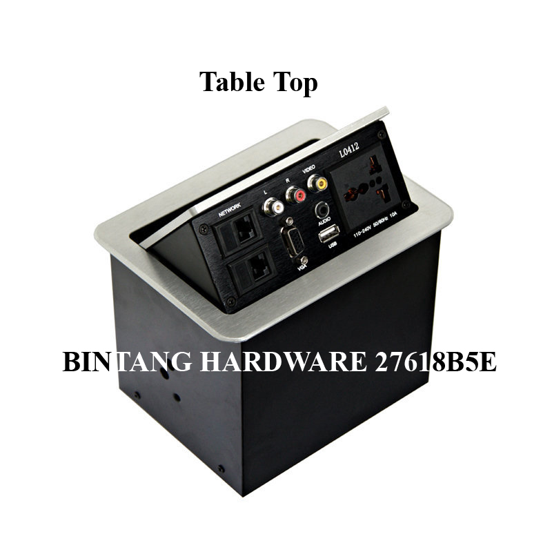 Table Top Socket Colokan Meja Meeting Kantor - Bintang Hardware