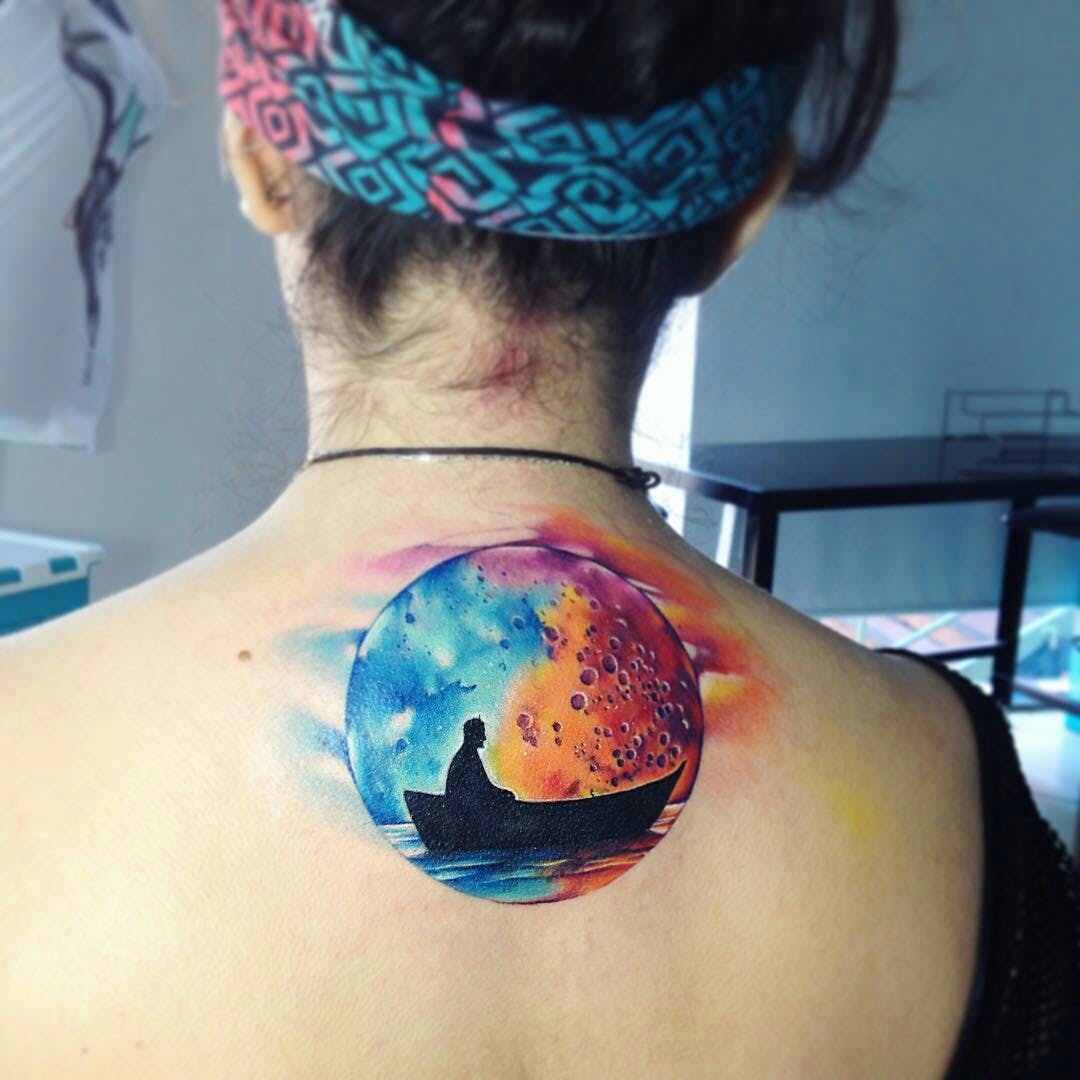 Tatuajes de lunas para chicas , significado y simbolismo
