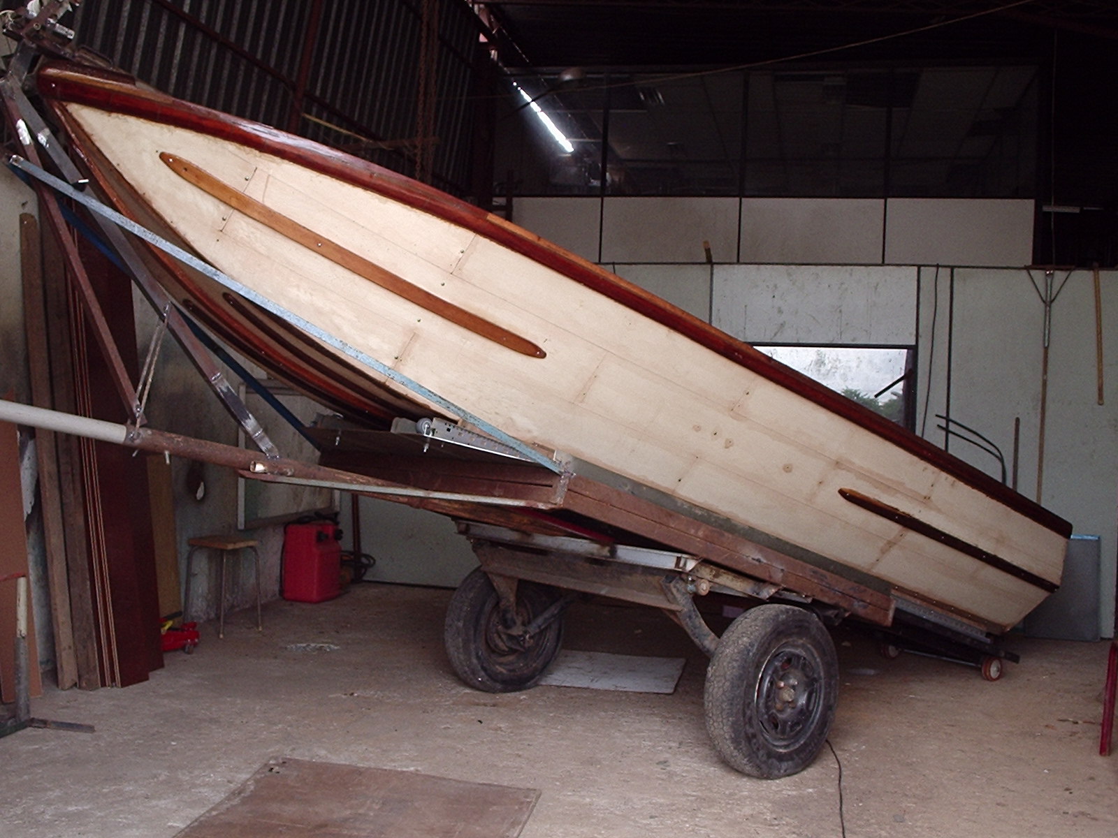 barco de madeira 4,70m: Passo a passo - retrospectiva