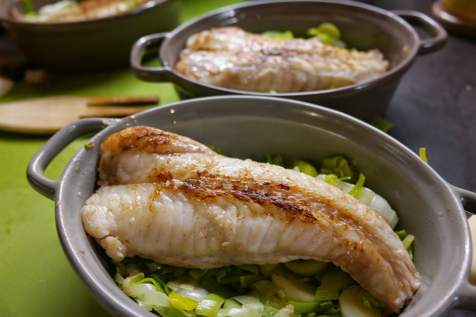 Petite Fourchette et Grande Cuillère: Queue de lotte crème ail fumé ...