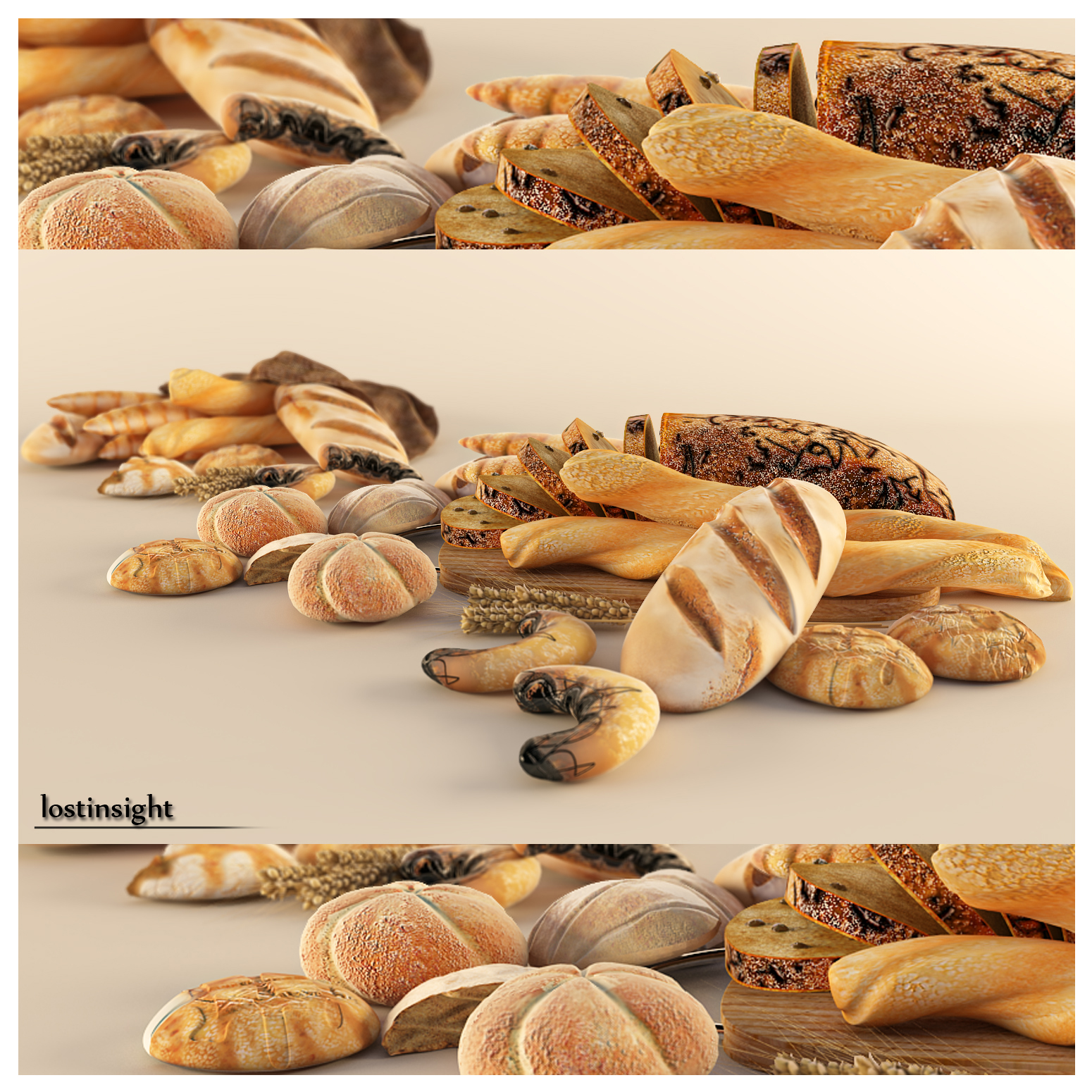 12. Bread With Handle Free Sketchup Model
