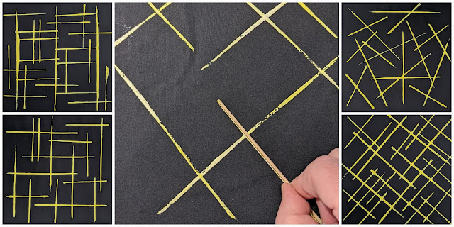 100 Days of Mark Making on Fabric: Week 7