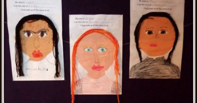 Antioch School News: First Grade Self Portraits