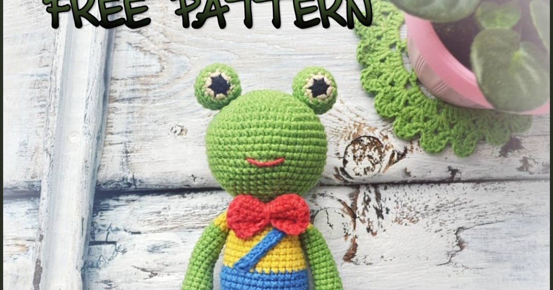 Samyelinin Örgüleri: Frog With Bow Tie (Free Pattern)