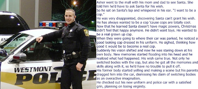 YoungTrevor's male body swap caps: A Christmas Miracle