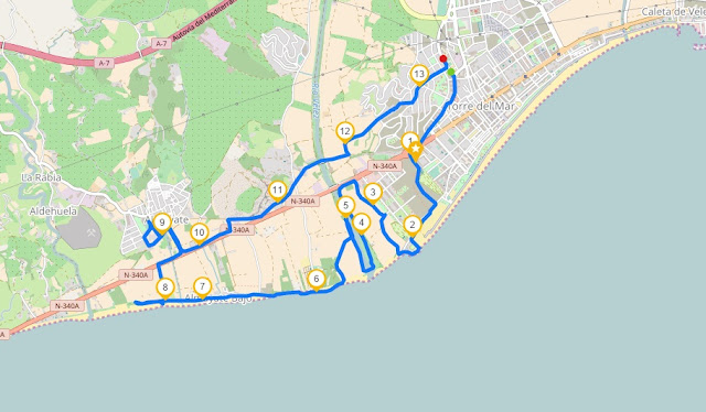 Legión Fénix: Circular Torre del Mar - Almayate