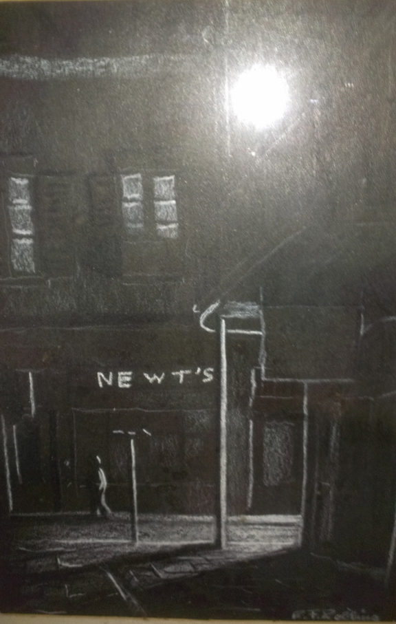 R.F. Robbins Art: Raymond Francis Robbins Charcoal Drawing at Beverly ...