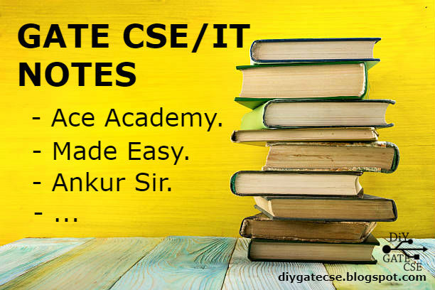 GATE CSE Notes for 2019 [Latest] HANDWRITTEN of Premium Institutes ...