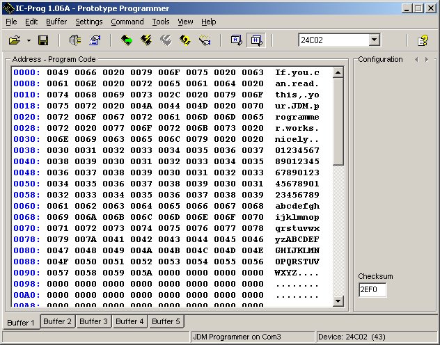 EA4EOZ, an amateur radio electronic enthusiast: JDM programmer