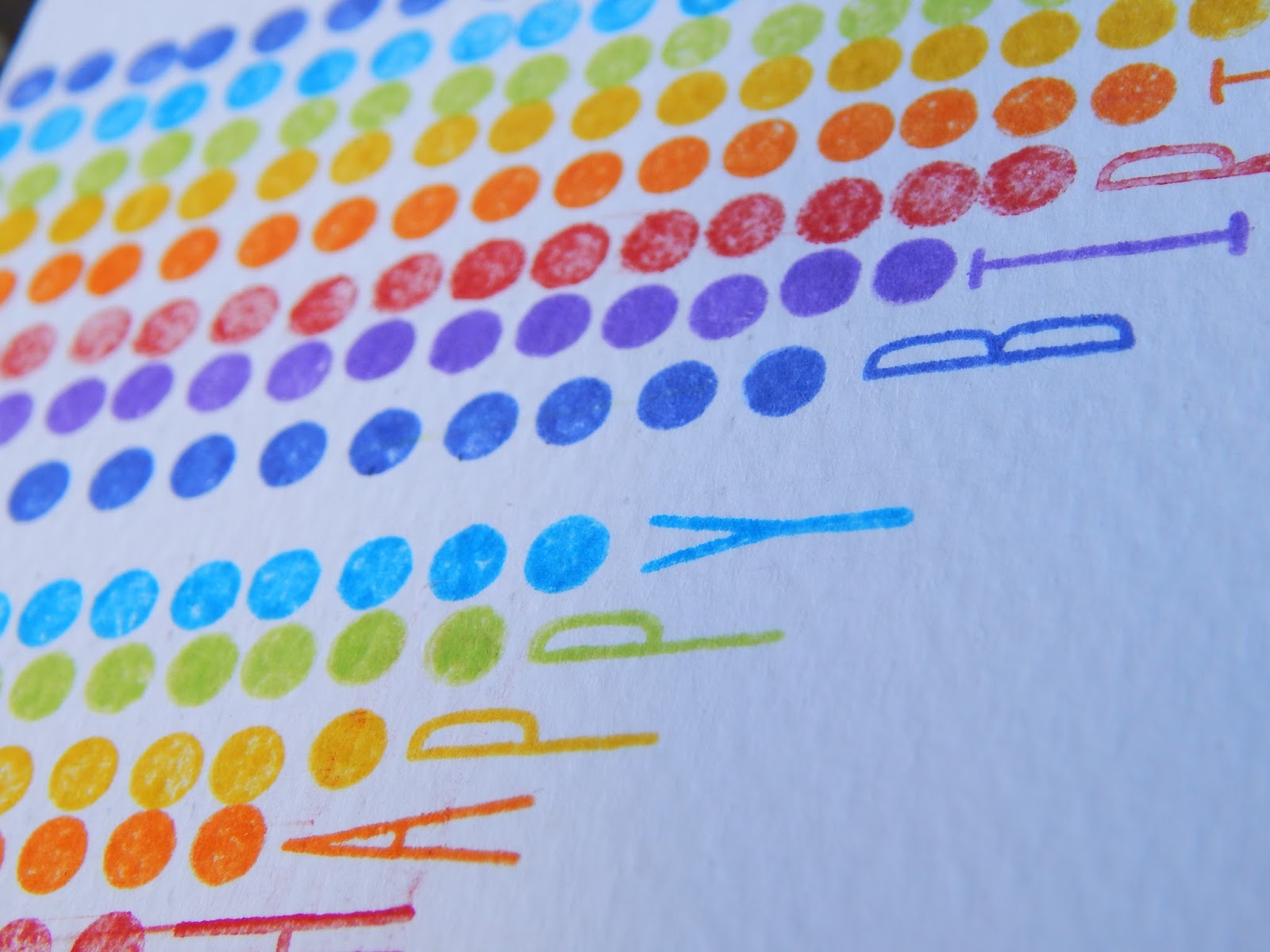 Craft-E-Place: Rainbow spots ...