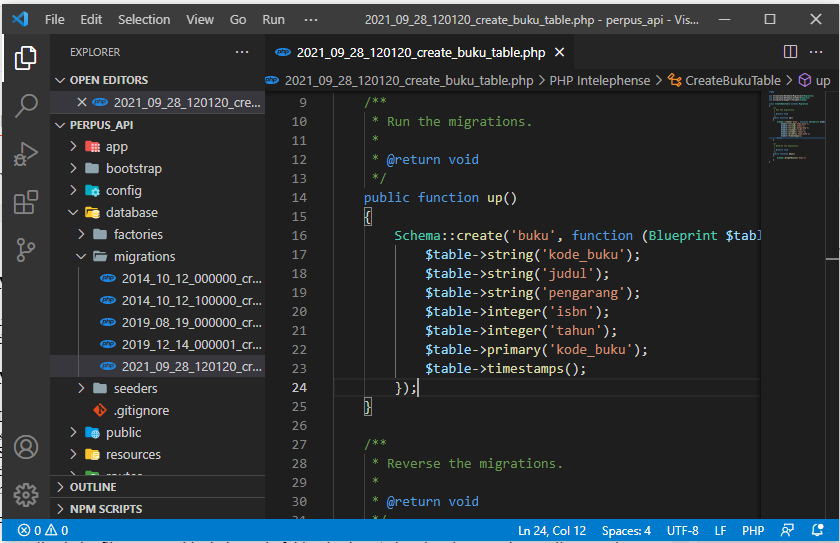 Membuat API menggunakan Framework Laravel 8 - Contoh Aplikasi