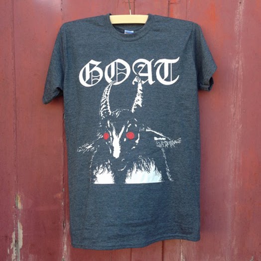 Rocket Recordings: New Goat shirts are back from the printers