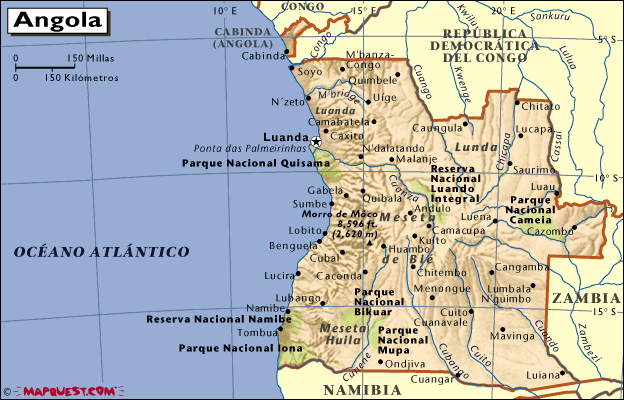 ANGOLA - GEOGRAFÍA E HISTORIA DE ANGOLA - Mundo Hispánico™