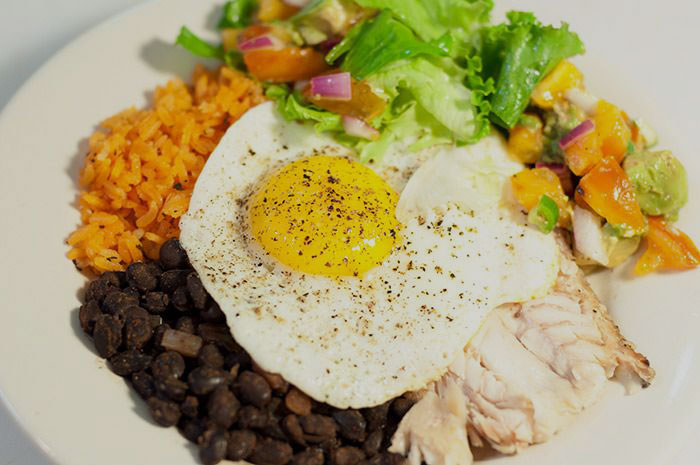 Things wot I Made Then Ate: Mexican breakfast, red snapper and egg