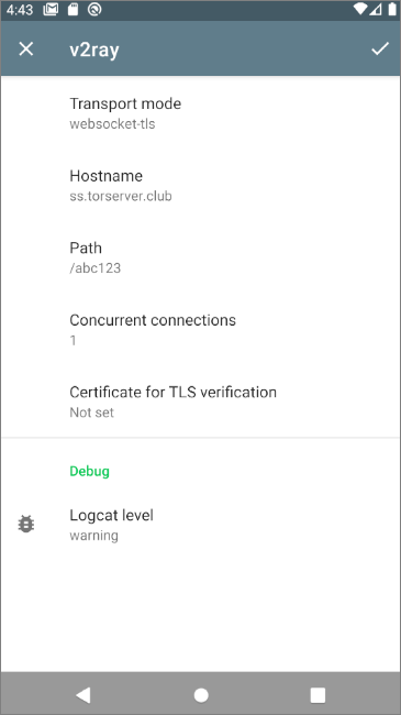 Shadowsocks with V2Ray Plugin for Windows and Android Clients