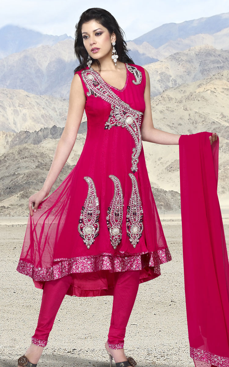 Fashion World Latest Fashion Fancy Anarkali Style Salwar Kameez Designs