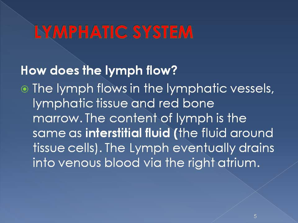 MEDICAL-SURGICAL NURSING REVIEW: OVERVIEW OF THE LYMPHATIC SYSTEM
