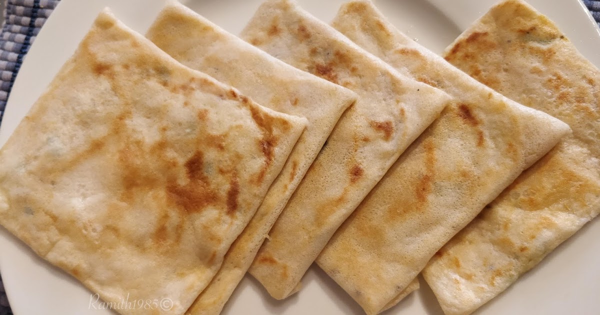 Photo Spear: Sri Lankan Egg roti / Biththara roti with easy recipe