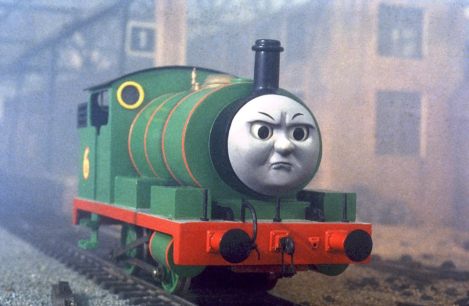 Thomas The Tank Engine Percy Angry