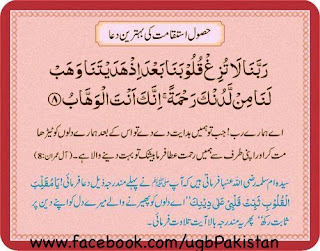 Islam, Quran and Duas: Dua for Determination and Staying on right Path