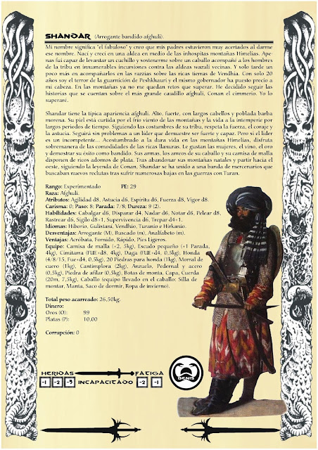 El Clan del Lobo Gris: Actualización Personajes Savage Conan