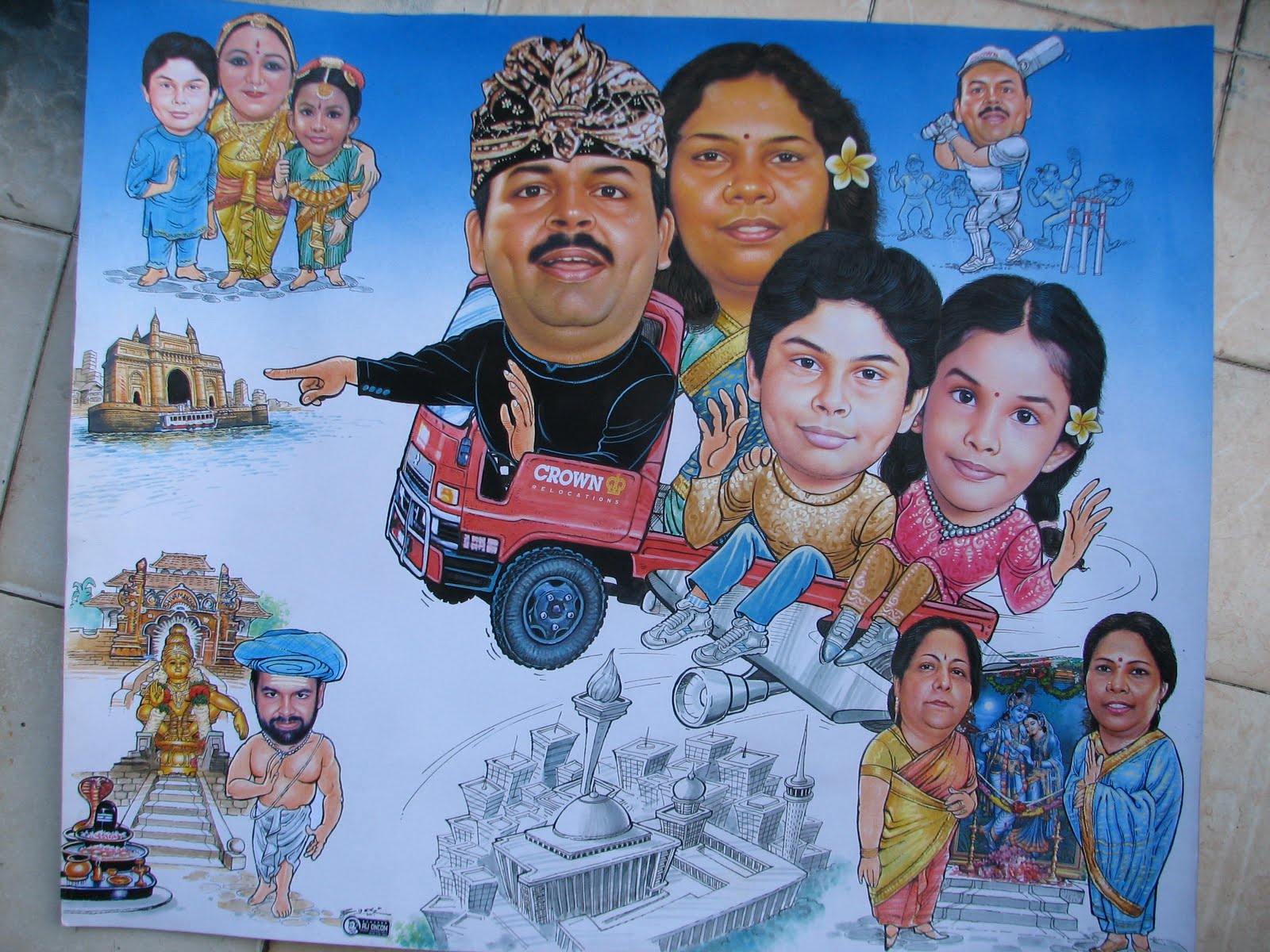 Lukisan Karikatur Ali oncom: GALERy Karikatur