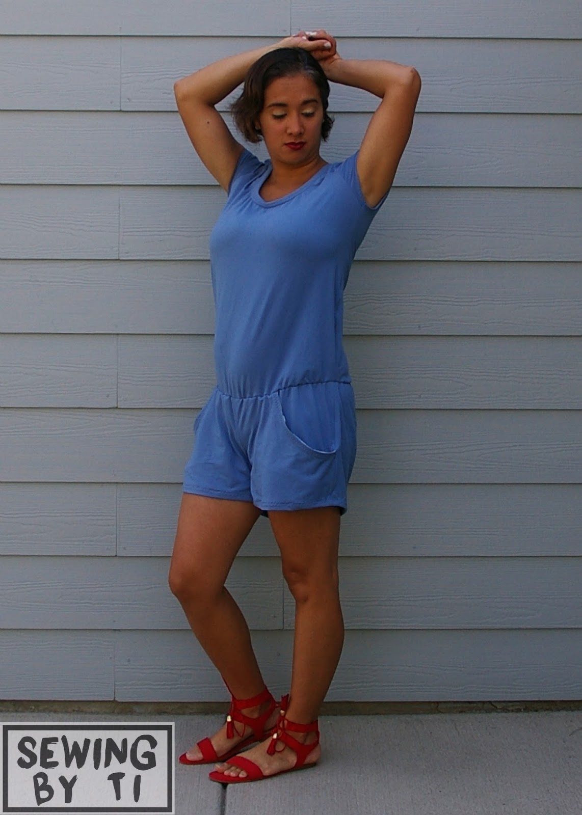 Sew Long Summer, Hello Double Brushed Poly - Sewing By Ti