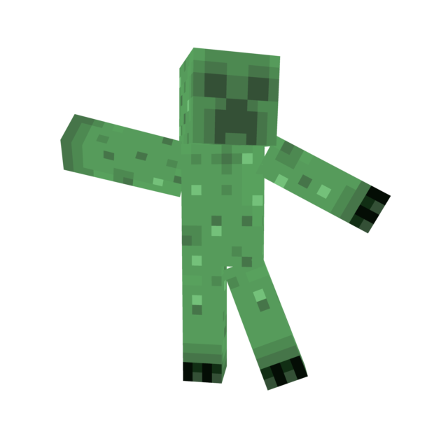 Different creeper Minecraft Skin