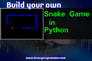 Snake game in Python with source code | Pygame in Python