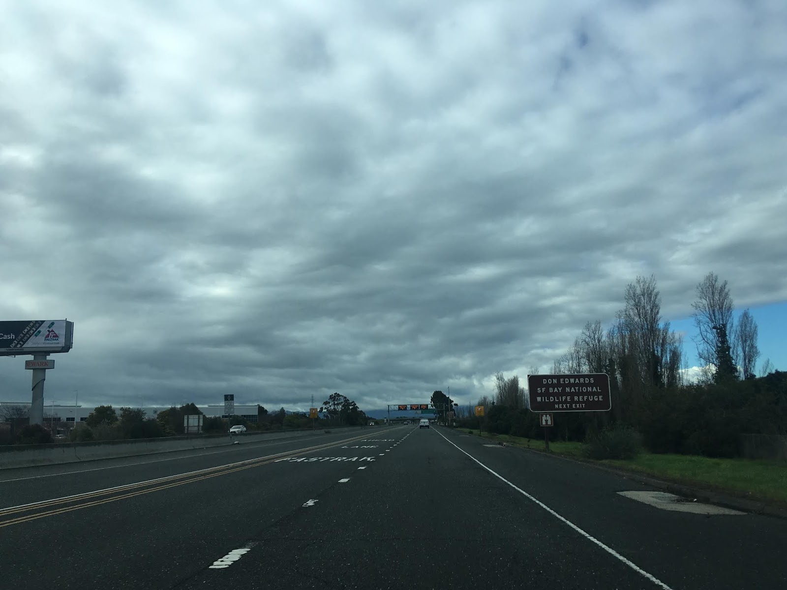 California State Route 84 west from Interstate 880 over the Dumbarton ...