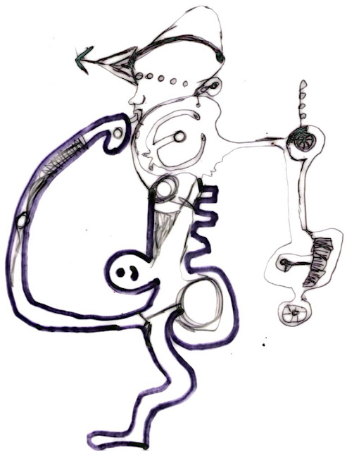 The Digging For Dada Collective: automatic drawing trance drawing ...
