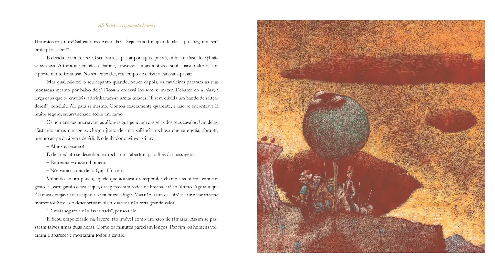 ALI BABA ET LES 40 VOLEURS/ LUC LEFORT ET ILLUSTRE PAR EMRE ORHUN