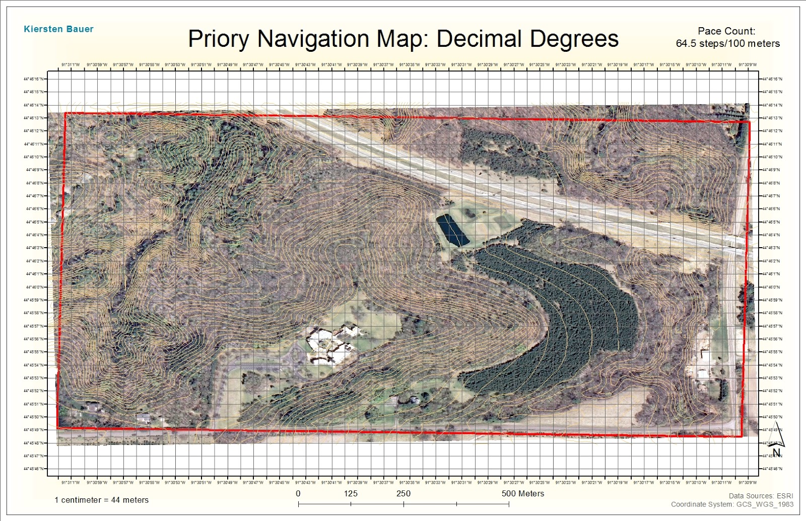 Geospatial Field Methods: Development of a Field Navigation Map