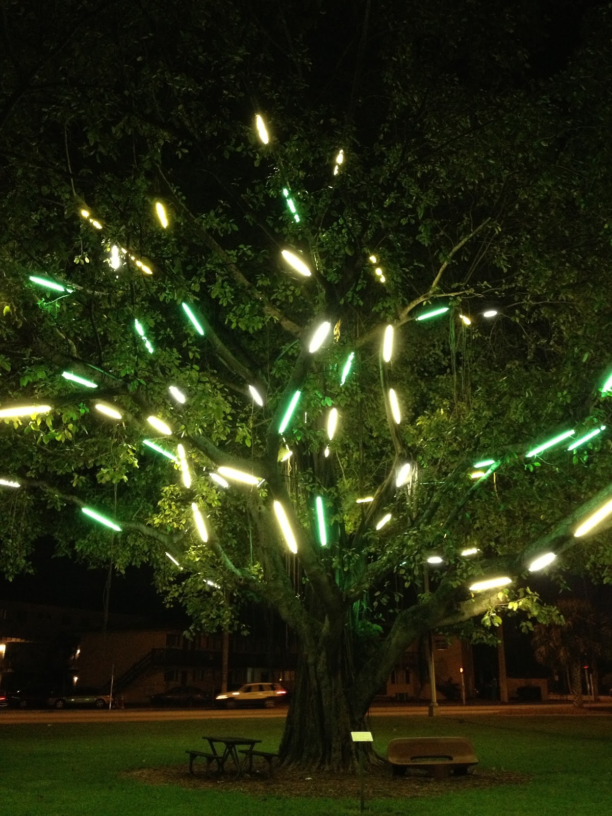 One Bunting Away: "Electric Tree"
