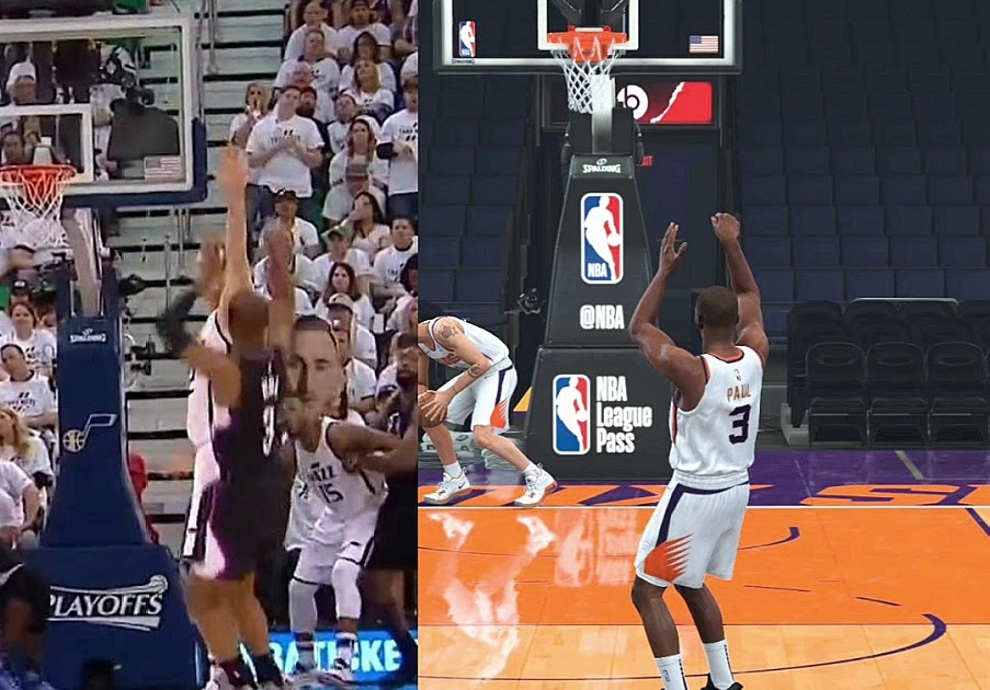 NBA 2K21 Chris Paul Shooting Form Correction By Myth25