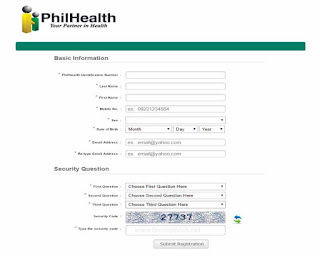 PhilHealth Online Registration – Members Contribution Inquiry