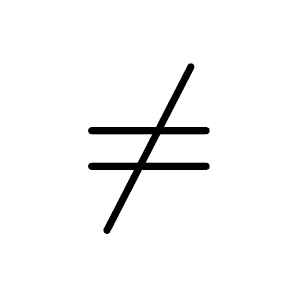 Latex Kurs: latex ungleich