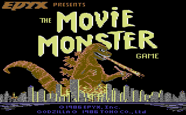 VGJUNK: THE MOVIE MONSTER GAME (COMMODORE 64)