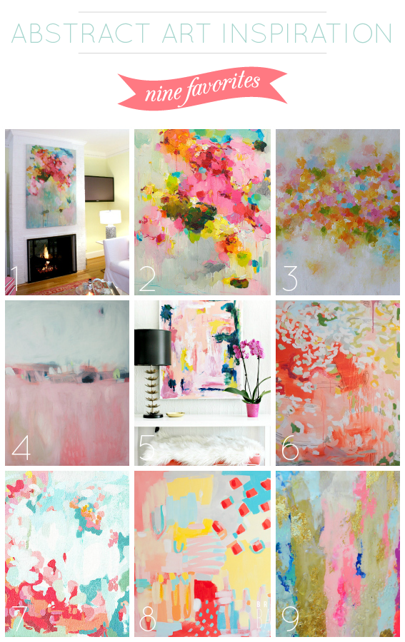 Abstract Art Inspiration {Nine Faves}