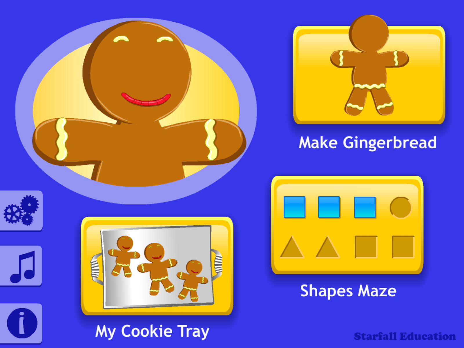 AppAbled: Starfall Gingerbread By Starfall Education - Review